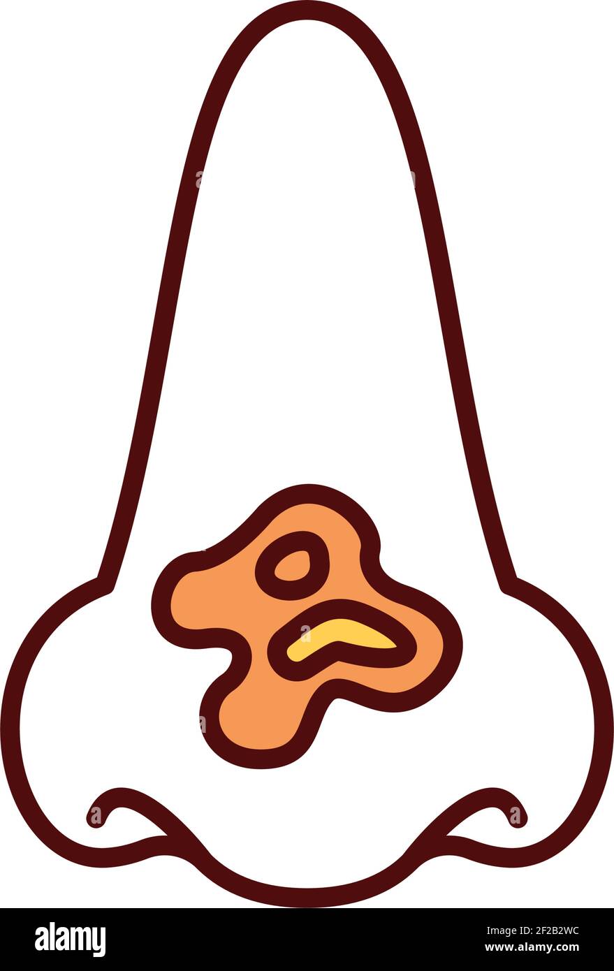 Fungal skin infection RGB color icon Stock Vector Image & Art - Alamy