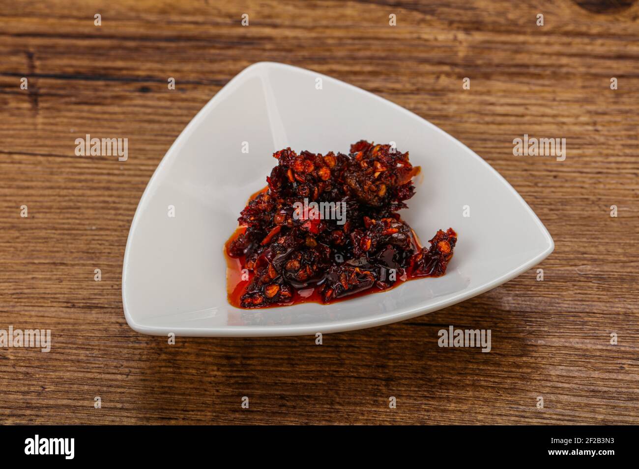 Vietnamese Fried chili pepper sauce with oil Stock Photo - Alamy