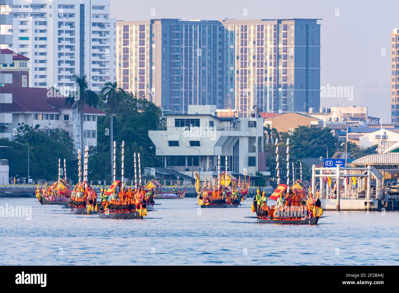 Bangkok, Thailand - December 12, 2019: Traditional Grand Royal Barge ...