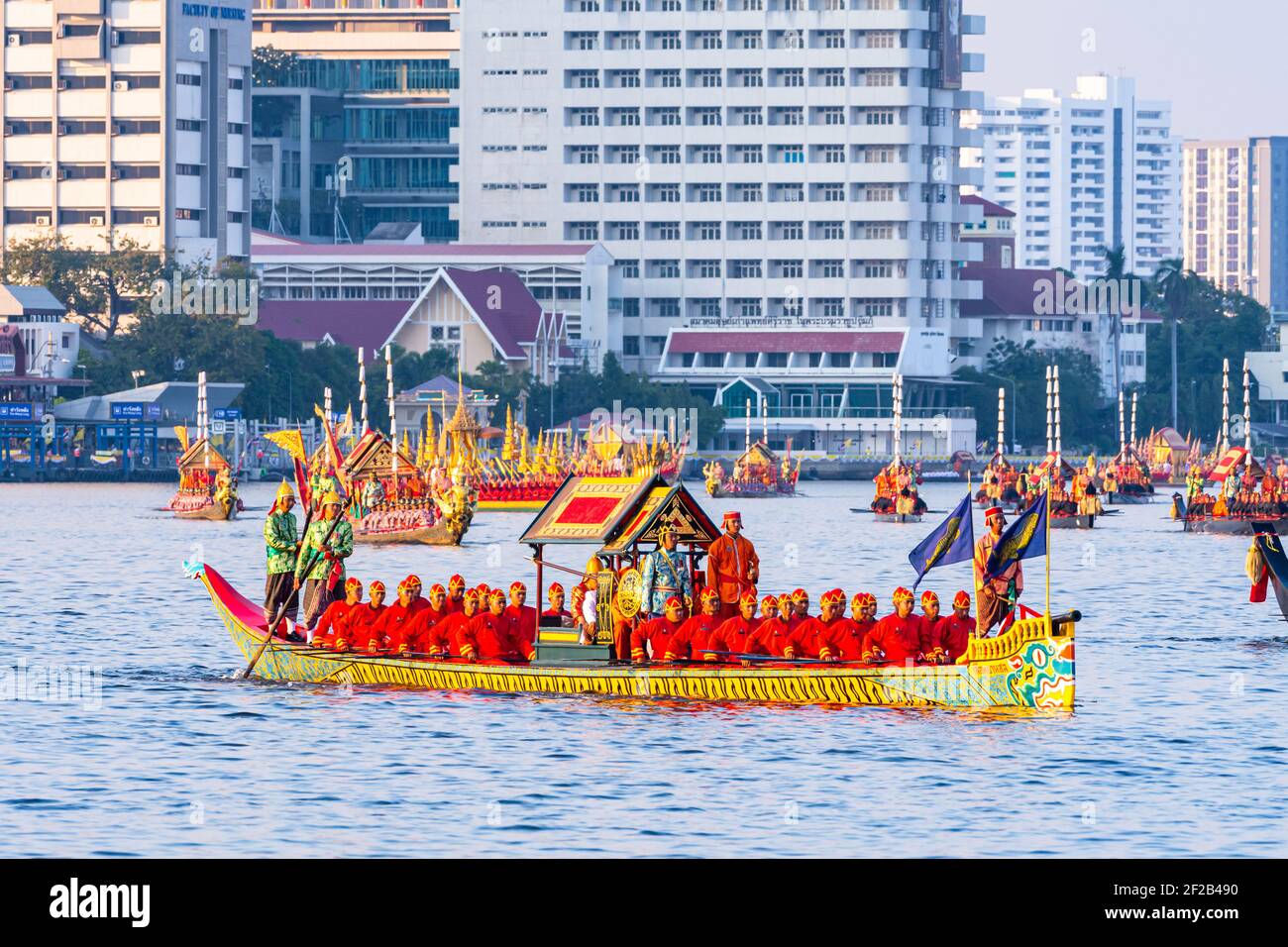 Bangkok, Thailand - December 12, 2019: Traditional Grand Royal Barge ...