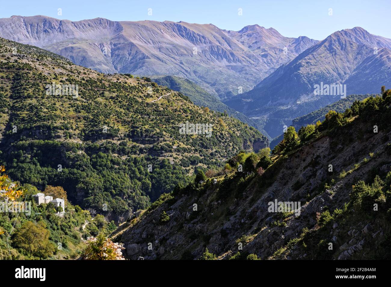 Landscape at the Tzoumerka Mountains in Epirus, Greece Stock Photo - Alamy