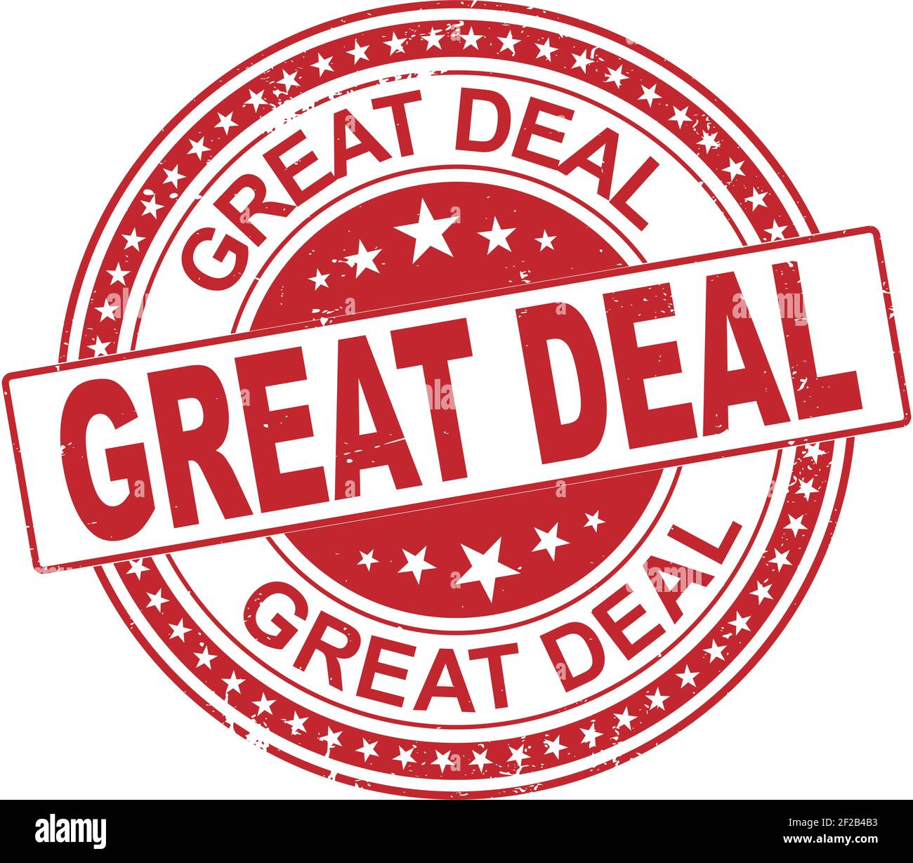 Great deal grunge rubber stamp, vector illustration Stock Vector Image ...