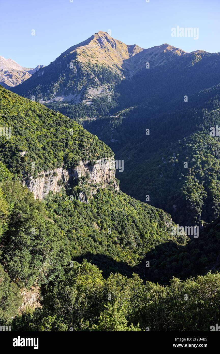 Landscape at the Tzoumerka Mountains in Epirus, Greece Stock Photo - Alamy
