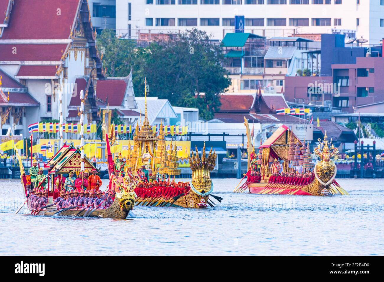 Bangkok, Thailand - December 12, 2019: Traditional Grand Royal Barge ...