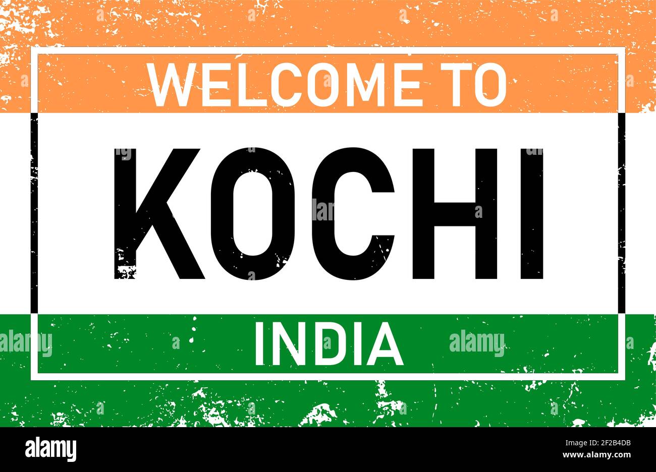 Kochi City Typography vector design. Greetings for T-shirt, poster ...