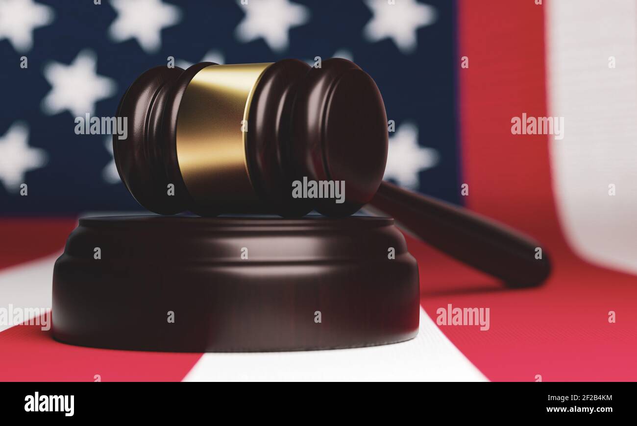 3d render judges gavel on hi-res stock photography and images - Alamy