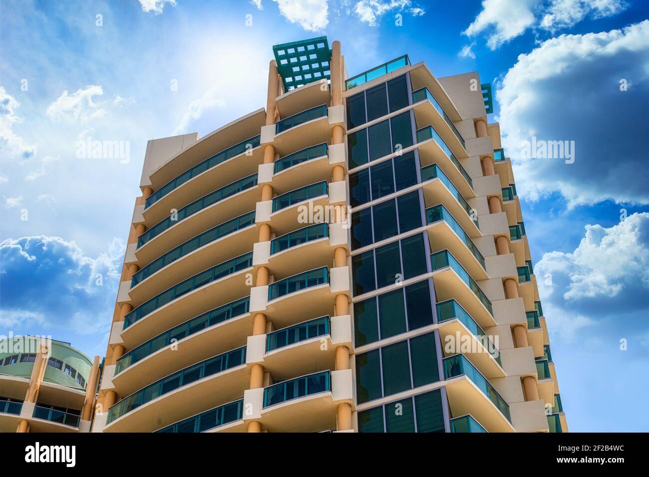 Building architecture florida balcony hi-res stock photography and ...