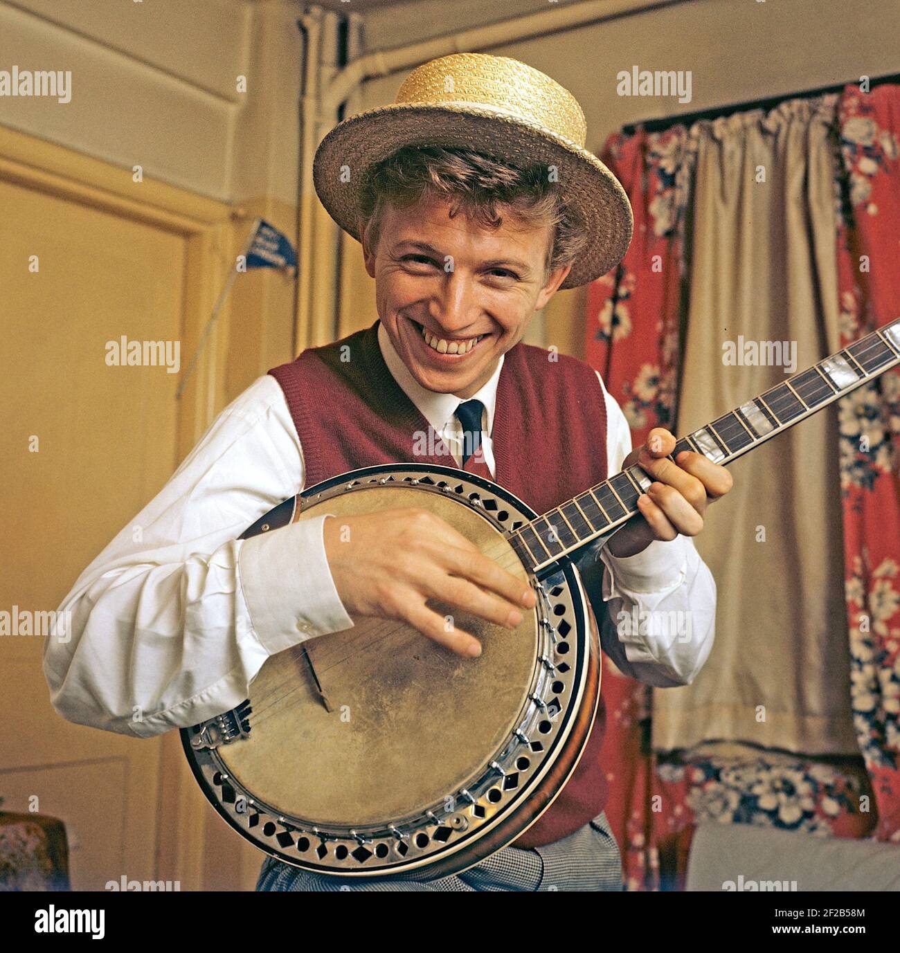 Tommy Steele. English entertainer regarded as Britain's first teen idol ...