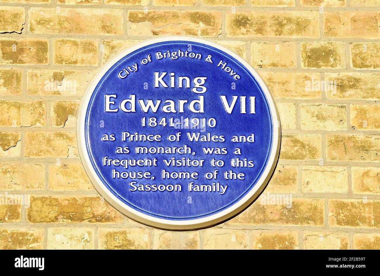 King edward vii plaque hi-res stock photography and images - Alamy