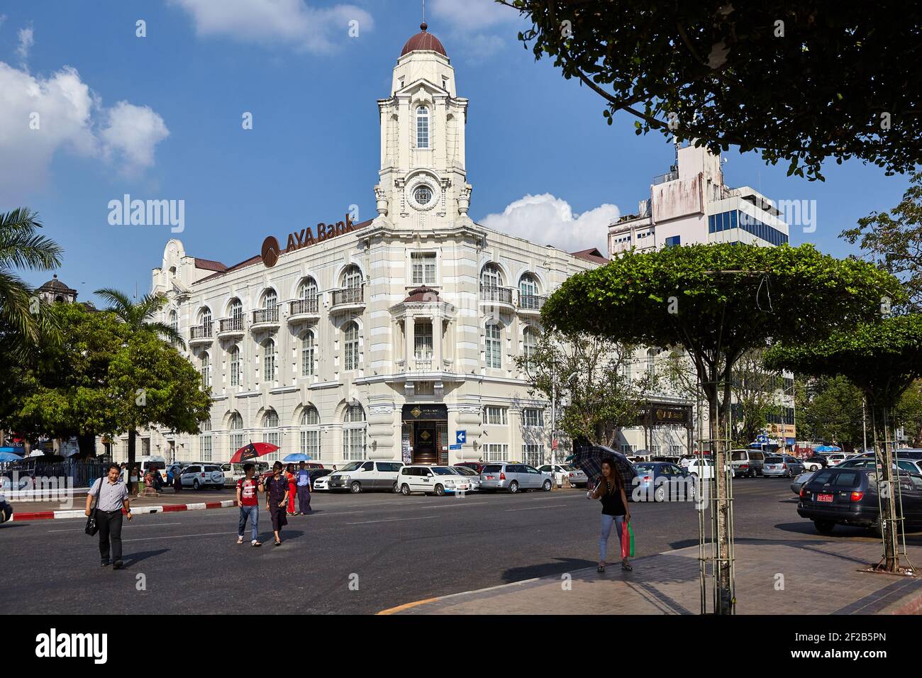 The old Rowe & Co building completed in 1911 on Maha Bandula Road ...