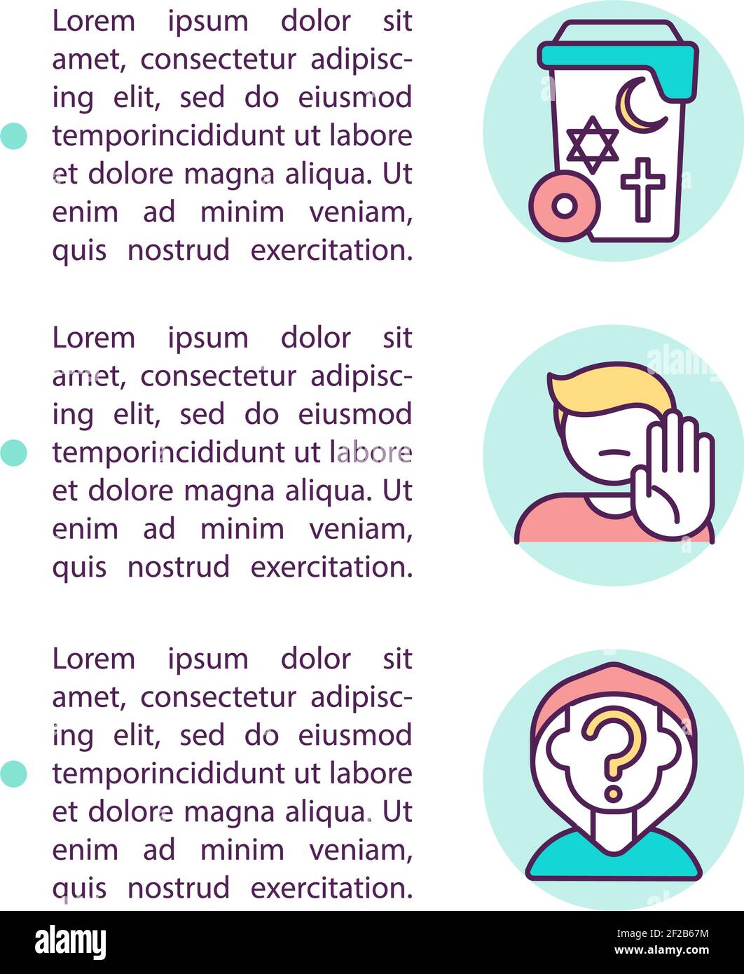 Religious controversy concept icon with text Stock Vector Image & Art ...