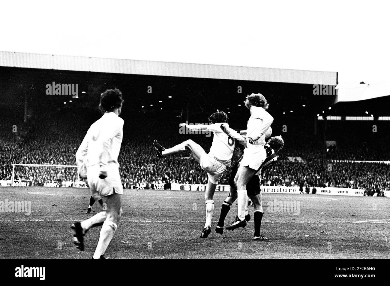 Leeds United various action shots 1974 Stock Photo - Alamy