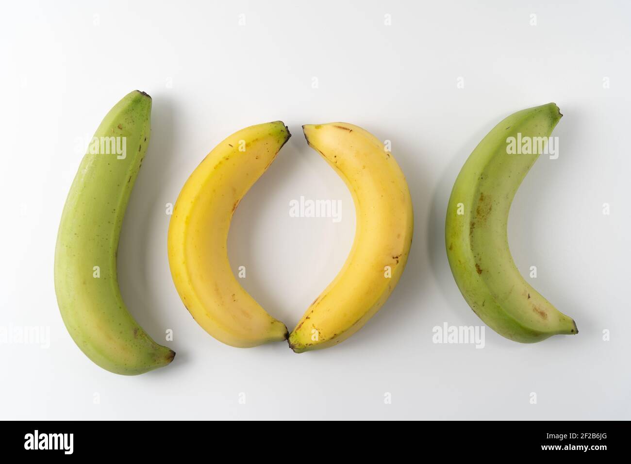 I got a yellow and blue banana, so I used it as a subject Stock Photo ...