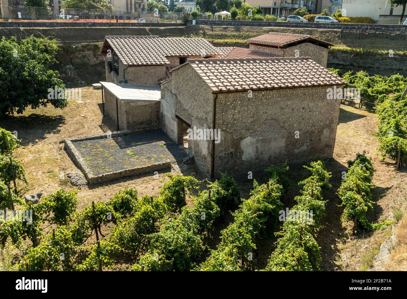 Villa Regina in Villa Boscoreale, ancient Roman villas destroyed by the ...