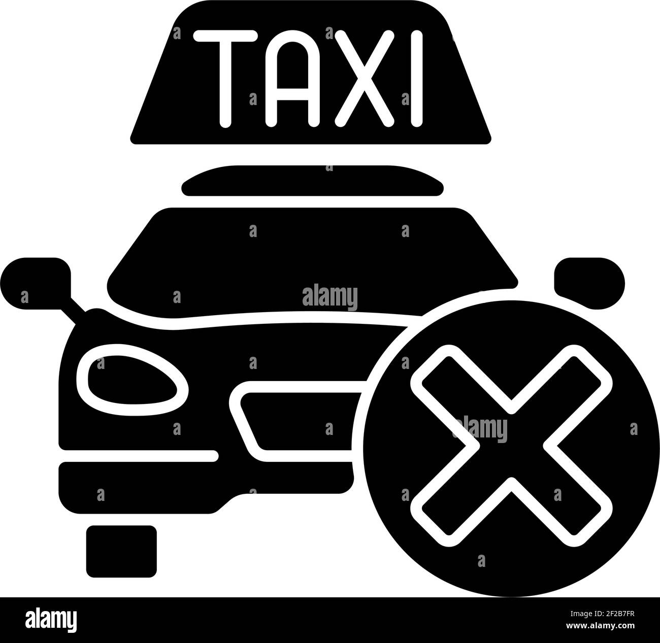 Cancellation policy black glyph icon Stock Vector Image & Art - Alamy