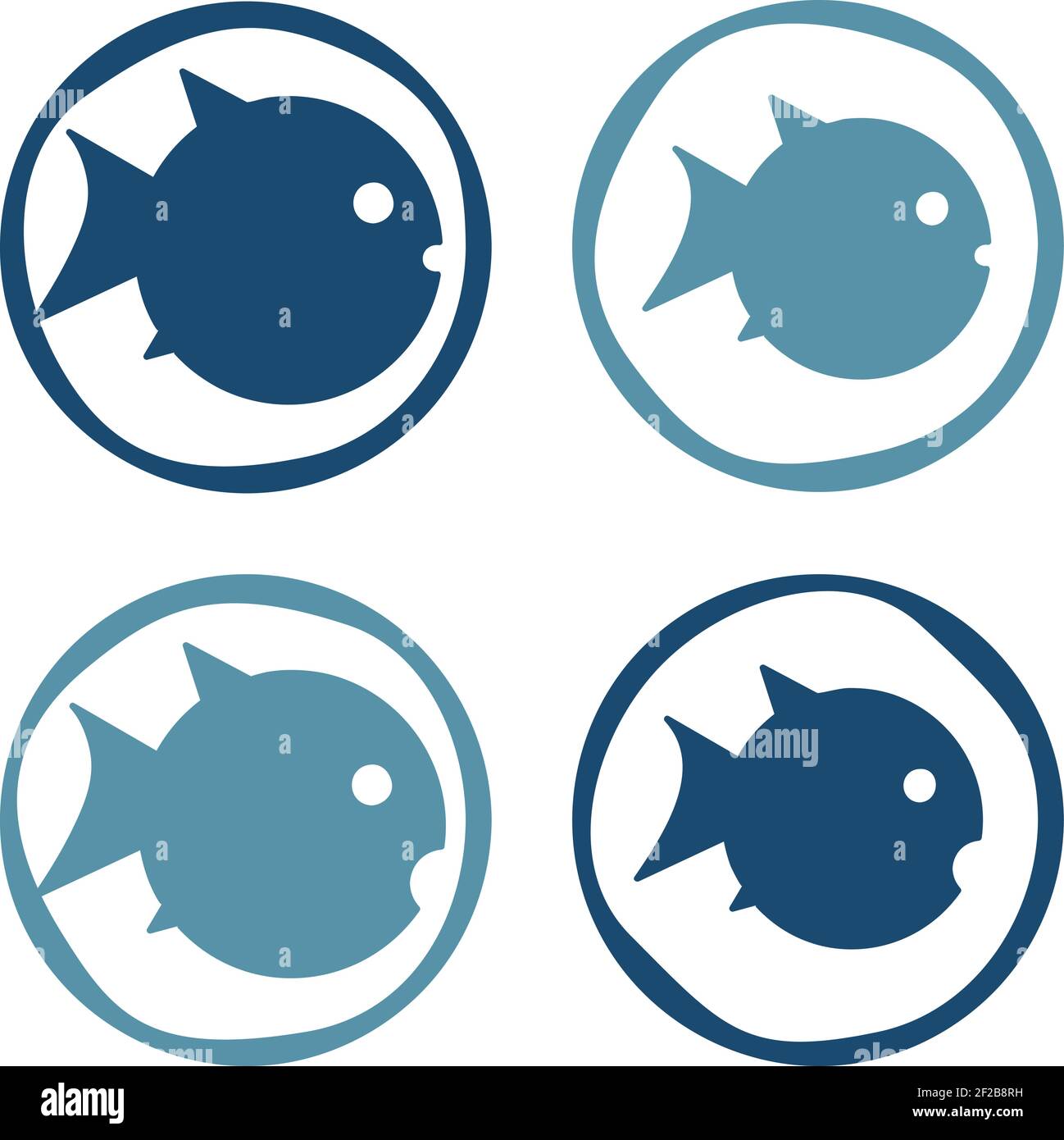 Fish signs - vector illustration Stock Vector Image & Art - Alamy