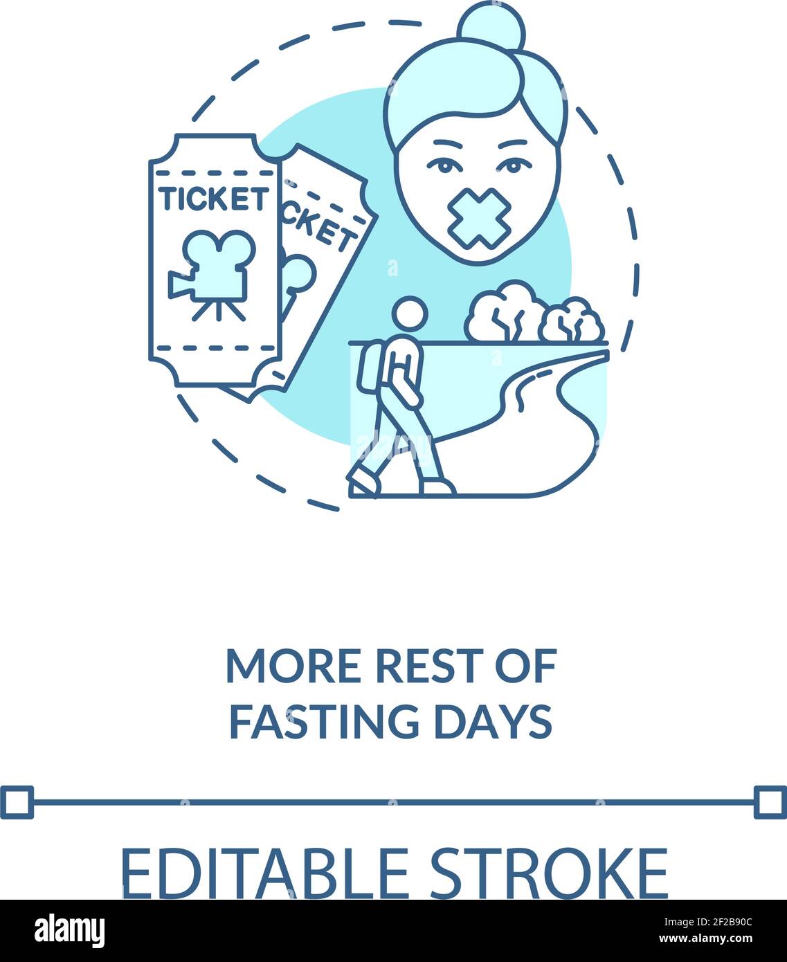 Fasting activity Stock Vector Images - Alamy