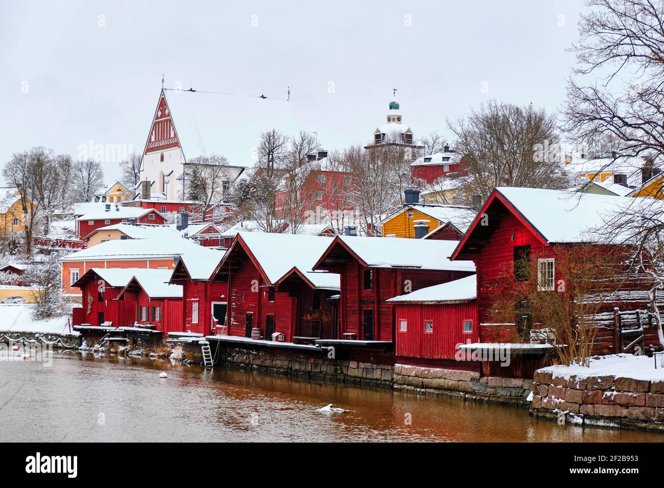 Old Porvoo, with its red-ochre painted riverside warehouses, is one of ...