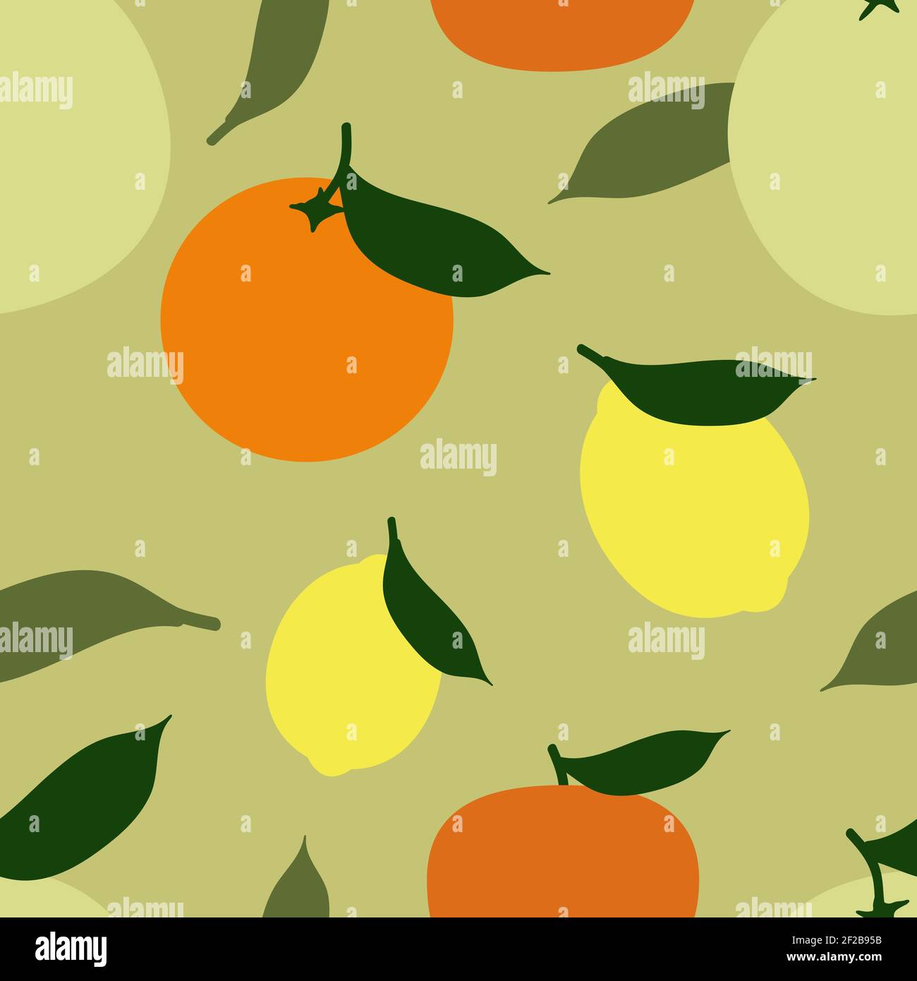 Citrus fruit vector seamless background Stock Vector Image & Art - Alamy