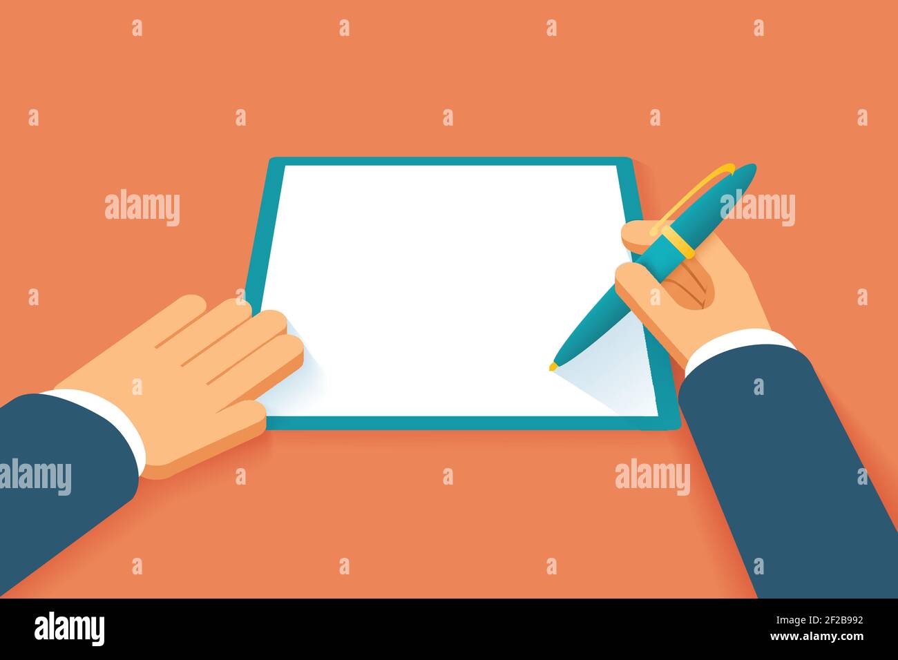 Employment paperwork Stock Vector Images - Alamy