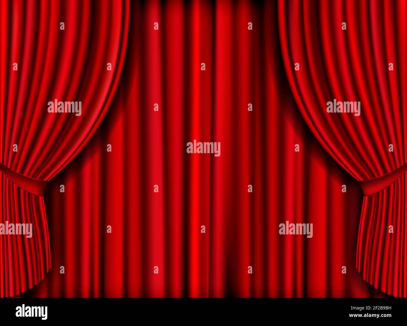 Vector realistic red curtain for product launches Stock Vector Image ...