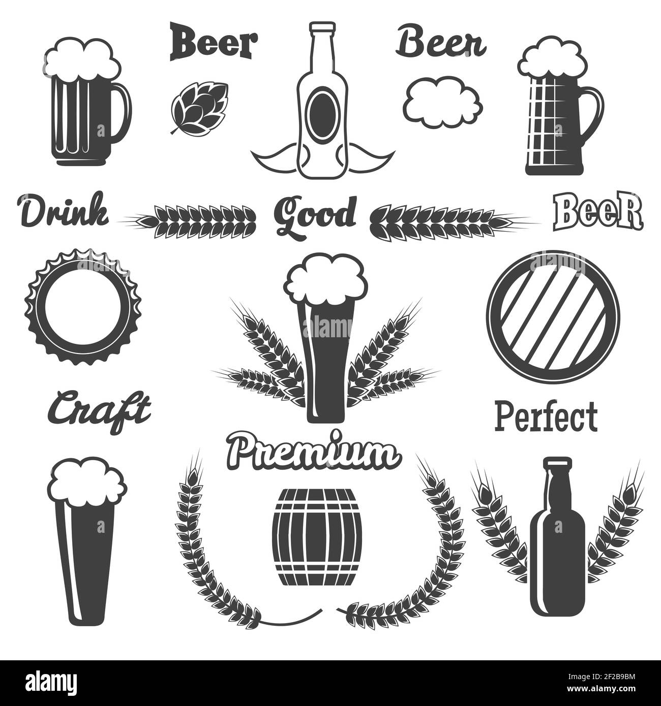 Barrel top illustration Black and White Stock Photos & Images - Alamy