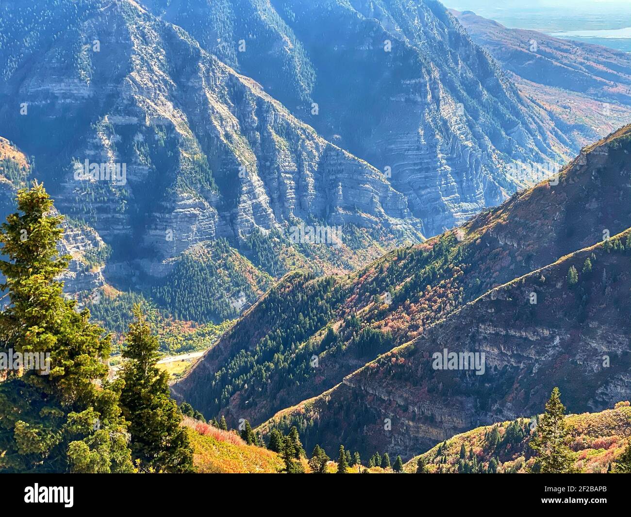Sundance Mountain landscape in autumn, Utah, USA Stock Photo - Alamy