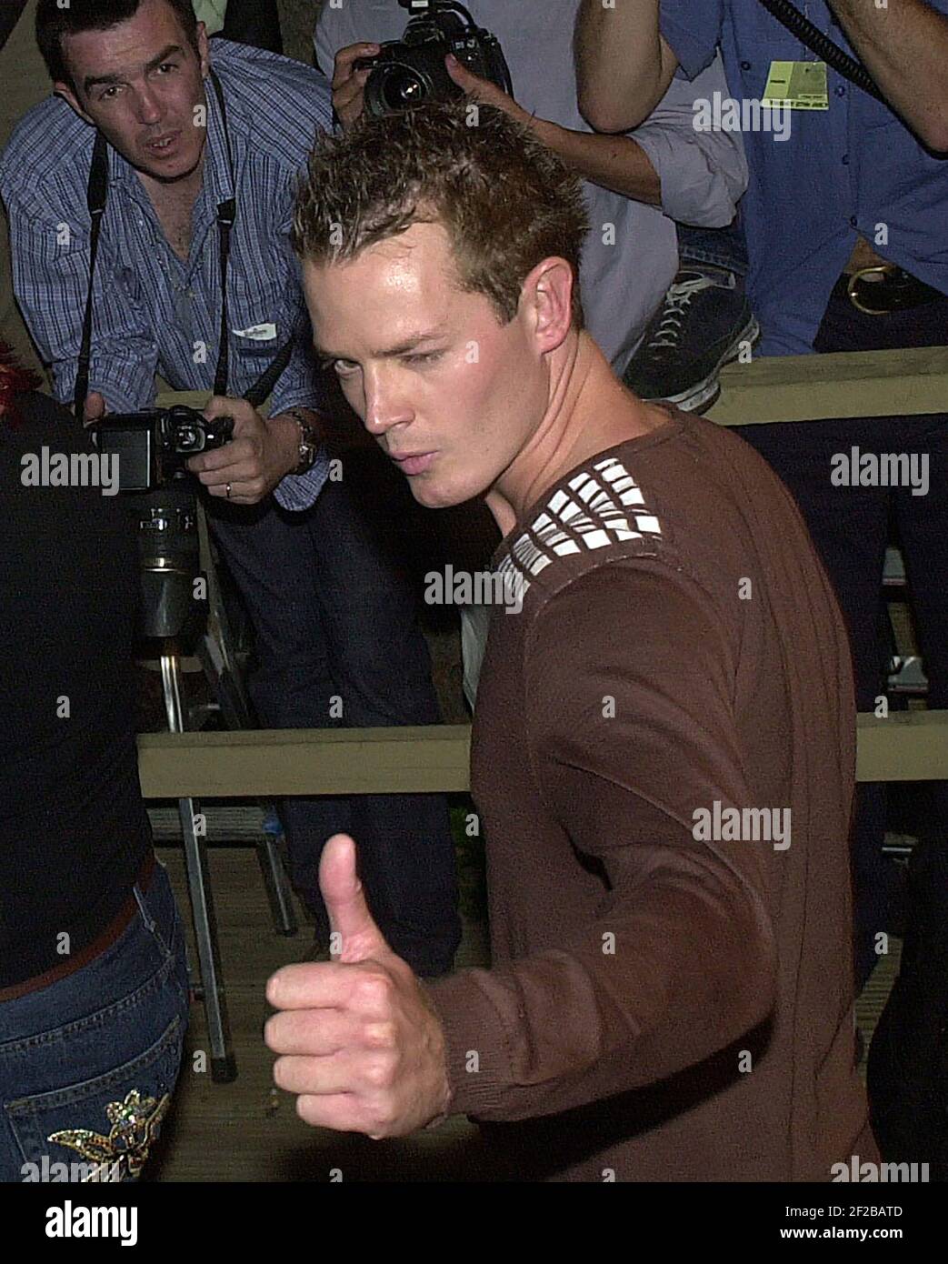 Big Brother 2001 Paul Clarke Stock Photo - Alamy