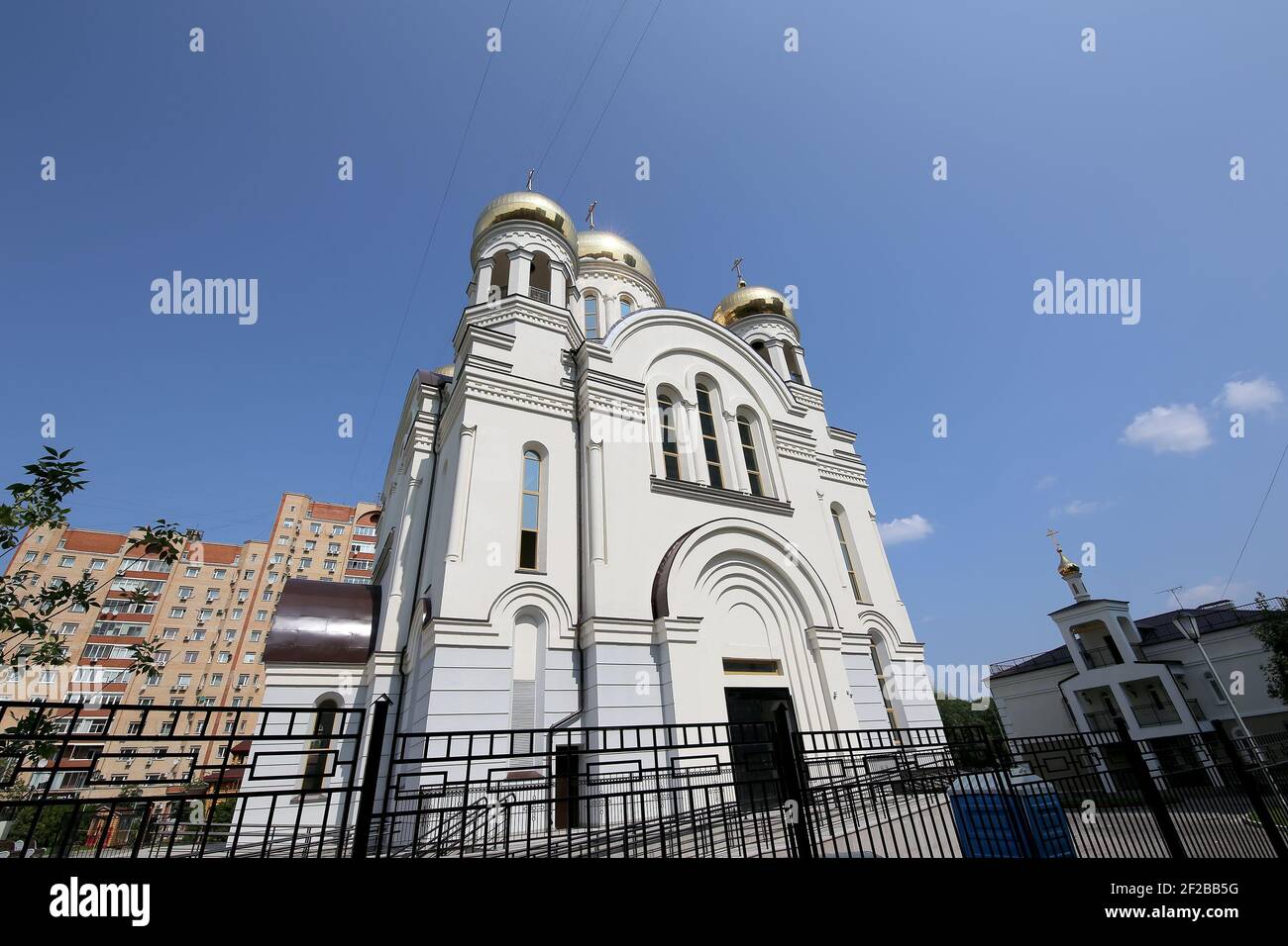 Modern Orthodox church in Moscow, Russia Stock Photo - Alamy