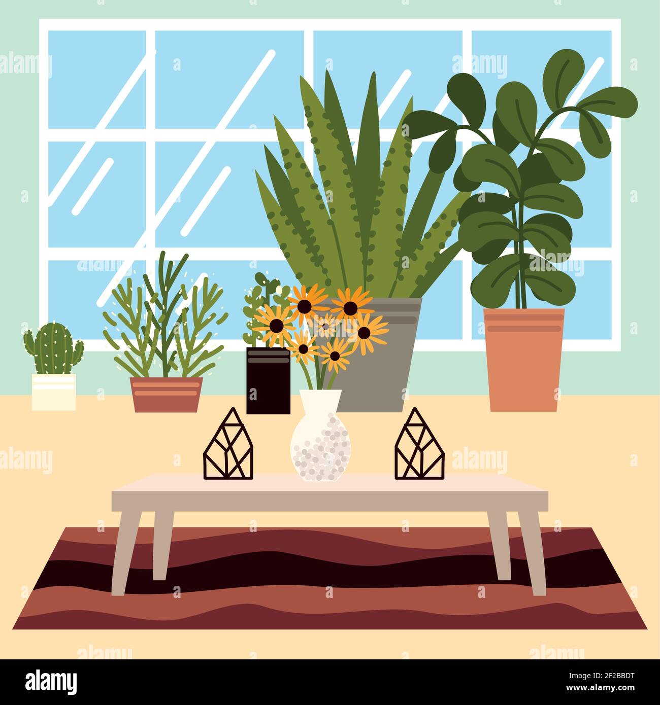 Carpet cactus Stock Vector Images - Alamy