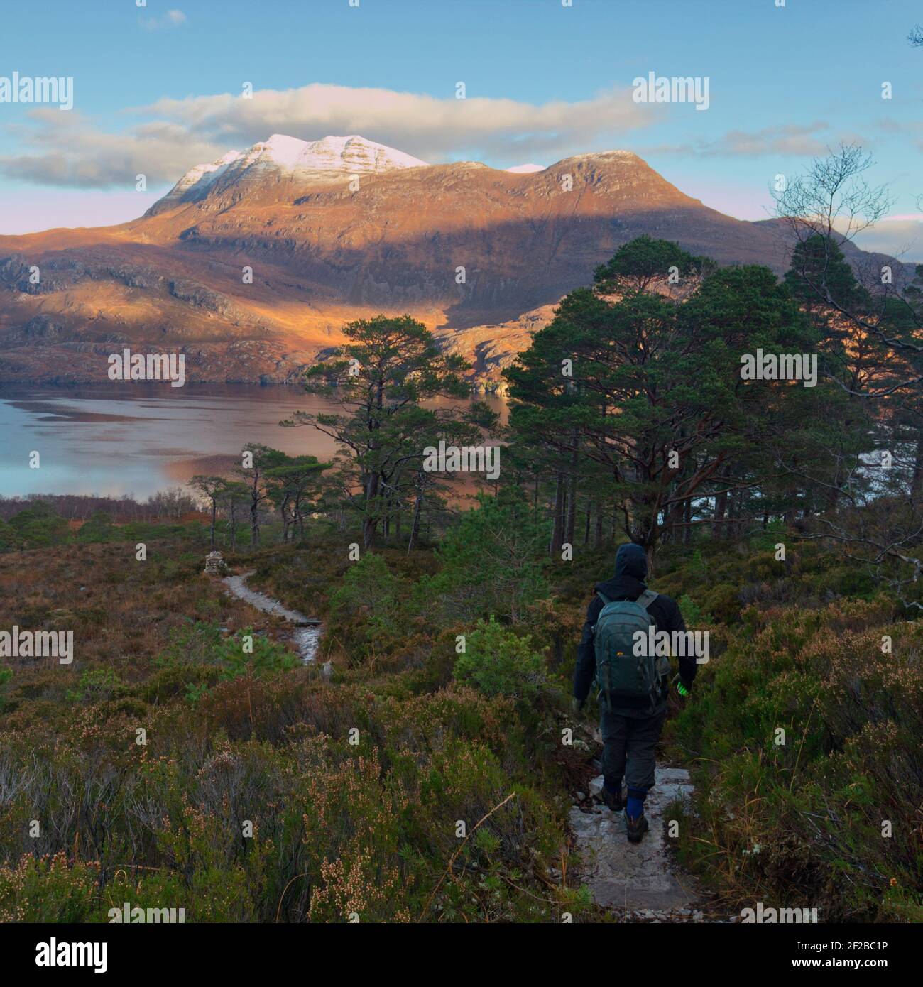 Beinn eighe and scotland and hiker hi-res stock photography and images ...
