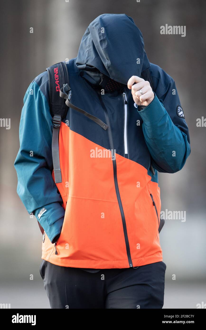 EuroMillions lottery winner Matthew Topham leaves Lincoln Crown Court ...