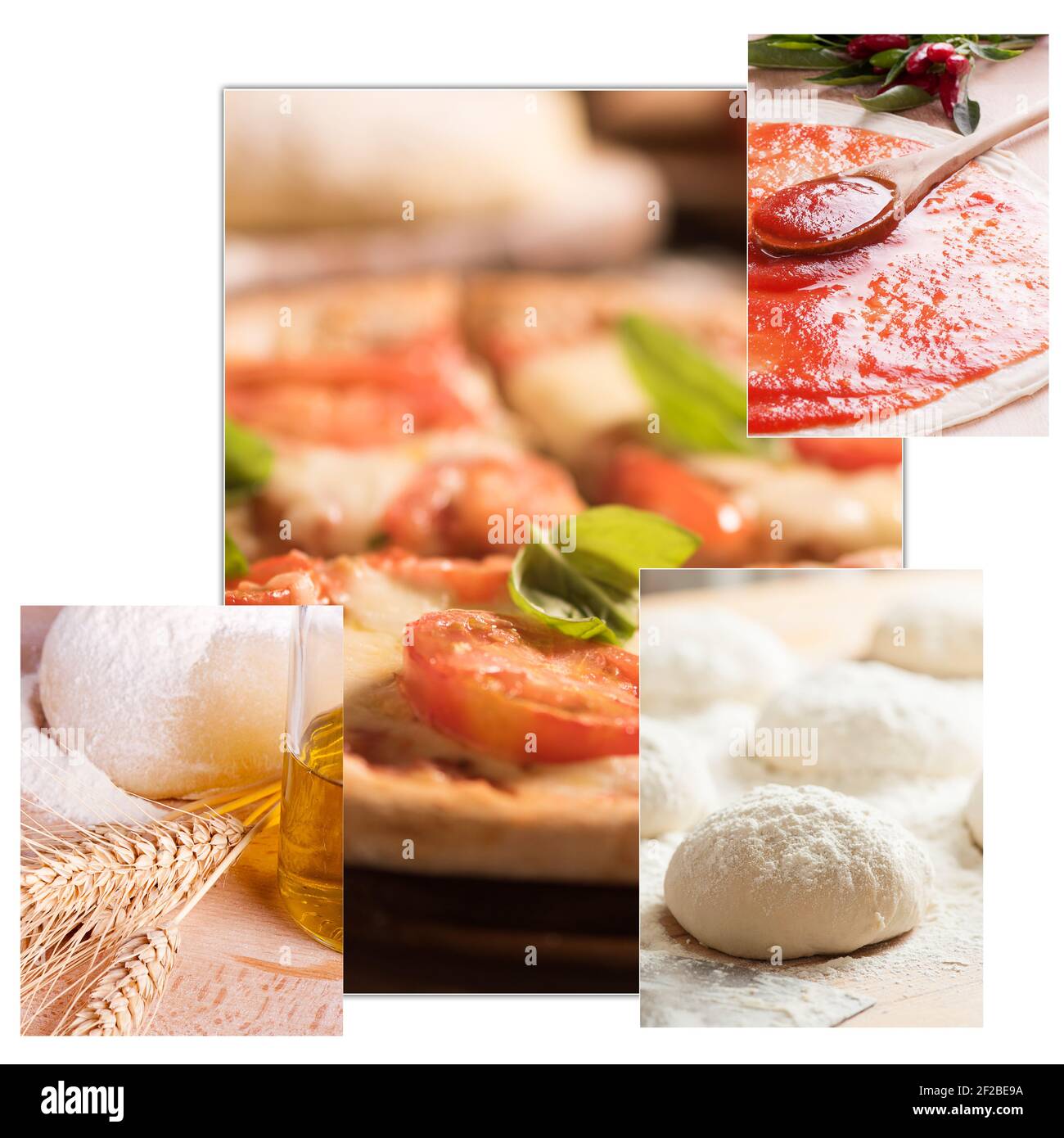 Pizza and pasta collage hi-res stock photography and images - Alamy