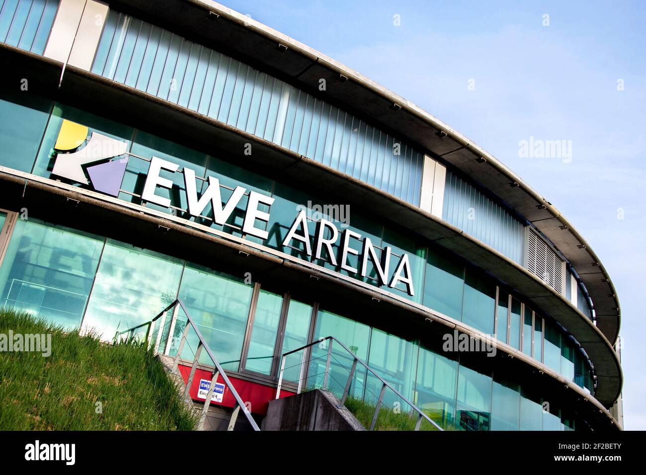 Oldenburg, Deutschland. 18th May, 2020. The sports arena EWE Arena in ...