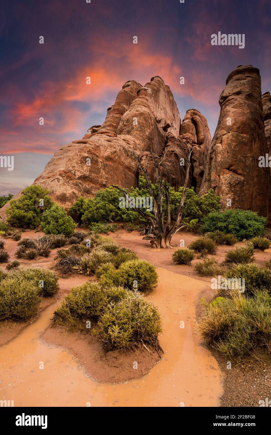 Arches National Park, Moab, Utah Stock Photo - Alamy