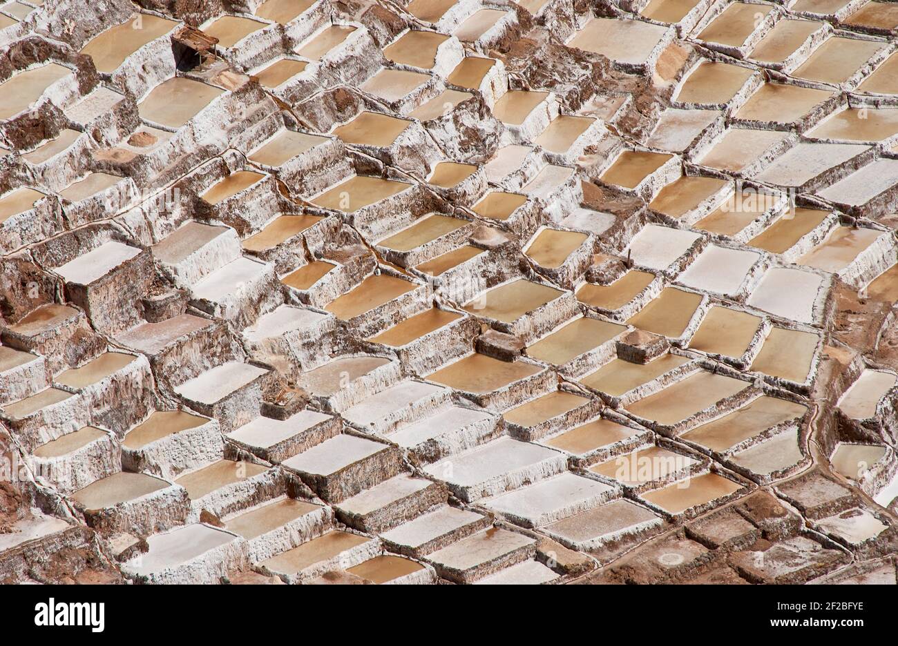 Inca salt pans of Maras, salt terraces and saline of Pichingoto ...