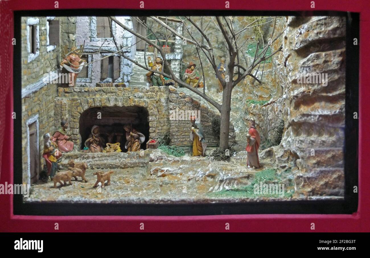 Artistic nativity scene Stock Photo - Alamy
