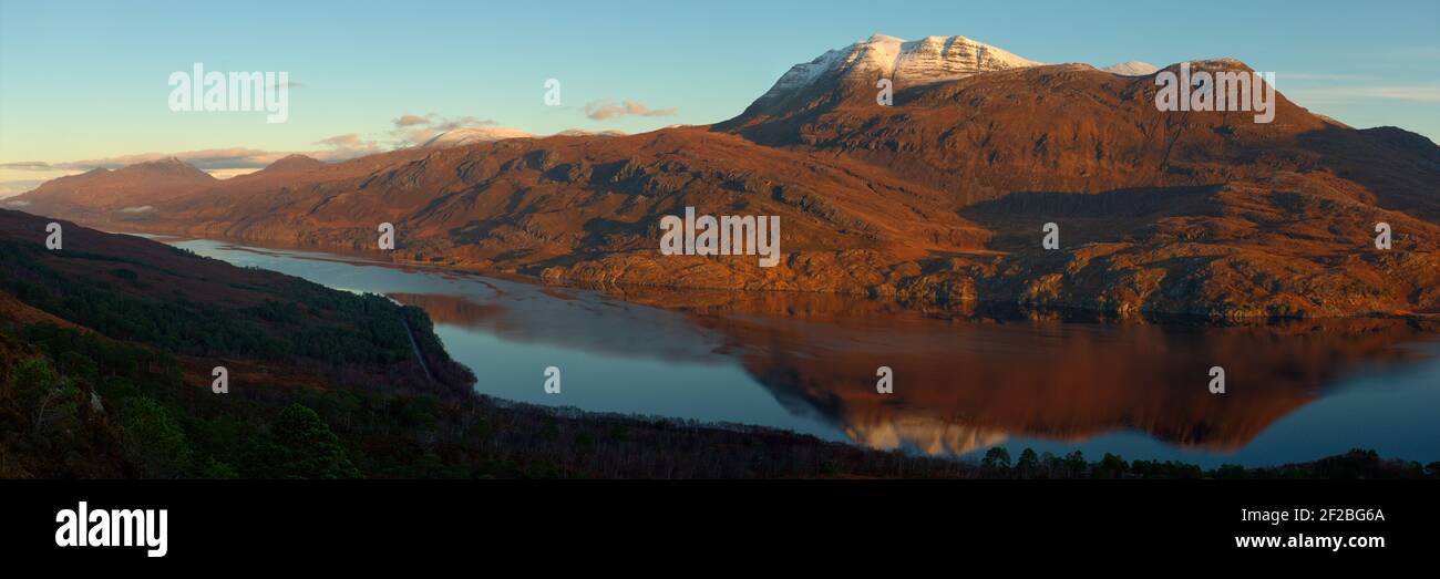 Loch Maree and Slioch mountain, Wester Ross Stock Photo - Alamy