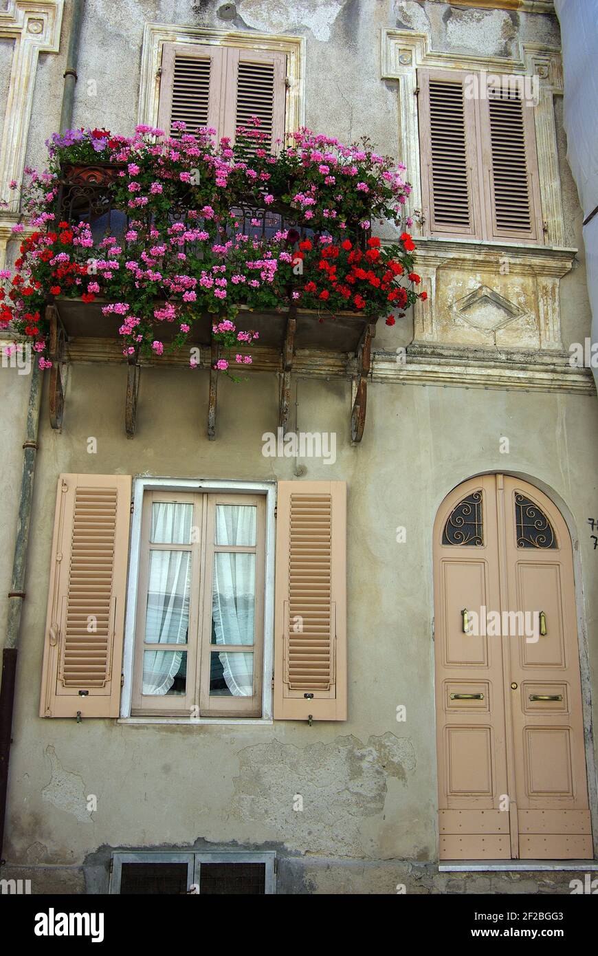 Thiesi, Sardinia, Italy. Town center Stock Photo - Alamy