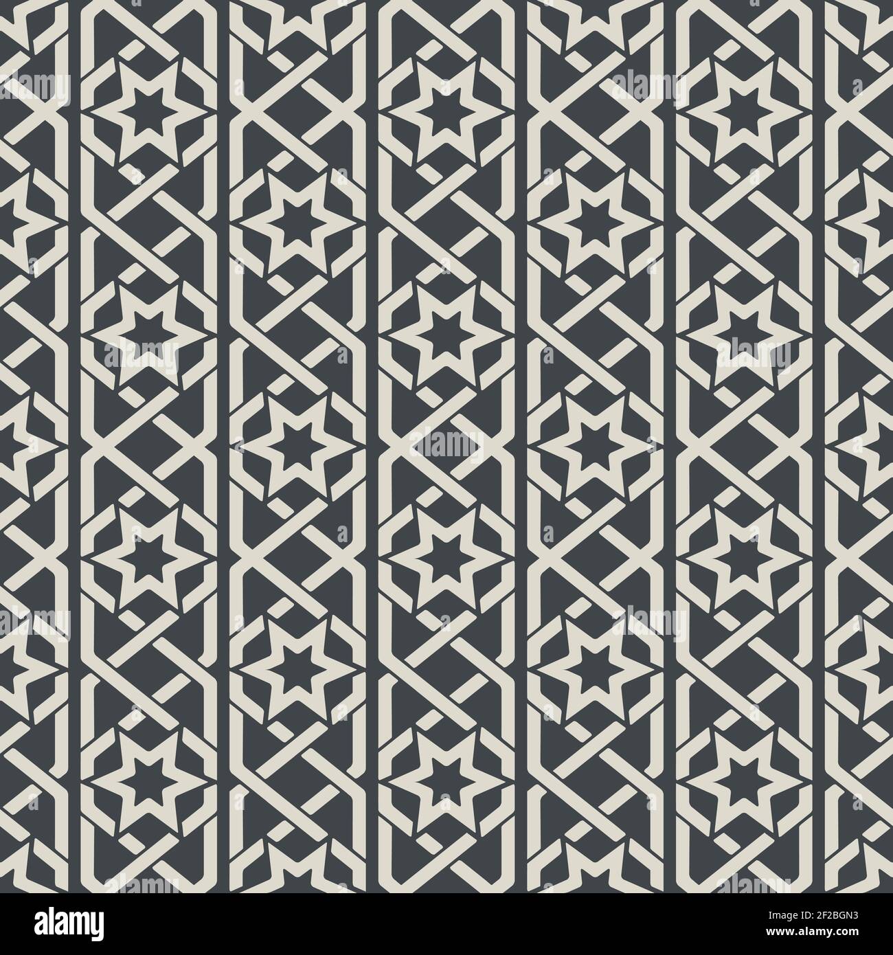 Seamless abstract ornamental pattern in Arabic style. Background ...