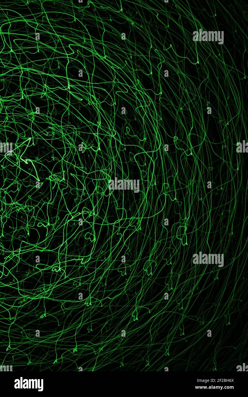 Abstract green digital background made with light brush Stock Photo - Alamy