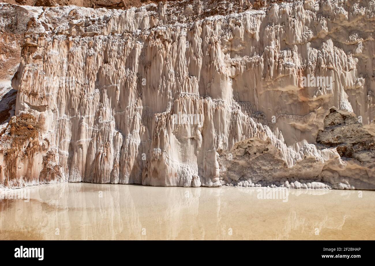 Inca salt pans of Maras, salt terraces and saline of Pichingoto ...