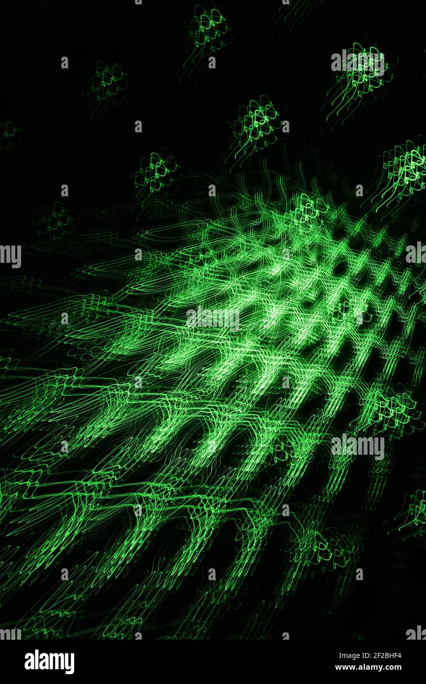 Abstract green digital background made with light brush Stock Photo - Alamy