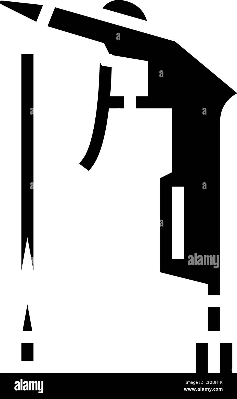 gun of air compressor glyph icon vector illustration Stock Vector Image ...