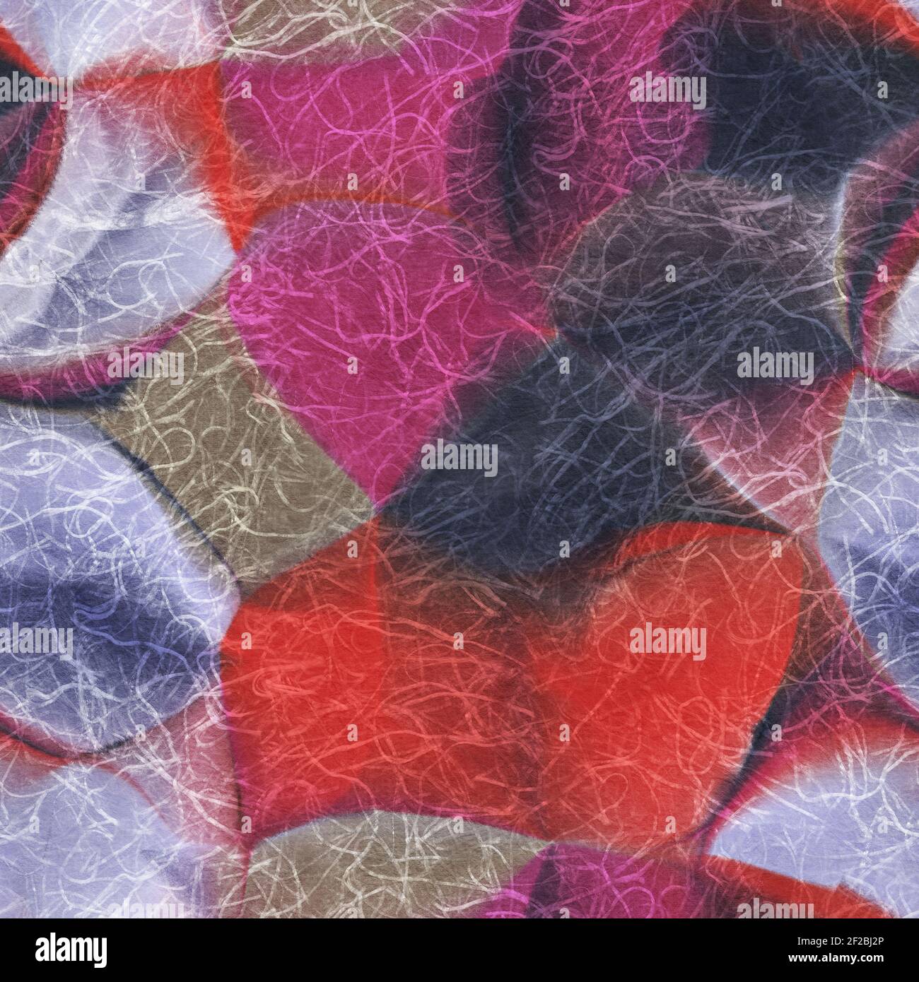 Seamless abstract blobs of color paper texture Stock Photo - Alamy