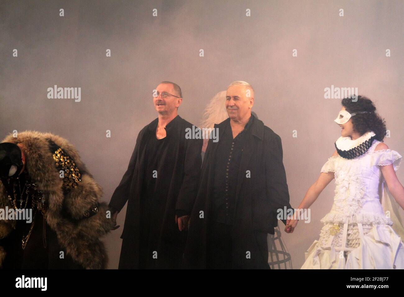 Romanian actors Horatiu Malaele, George Mihaita, and Ruxandra Grecu at ...