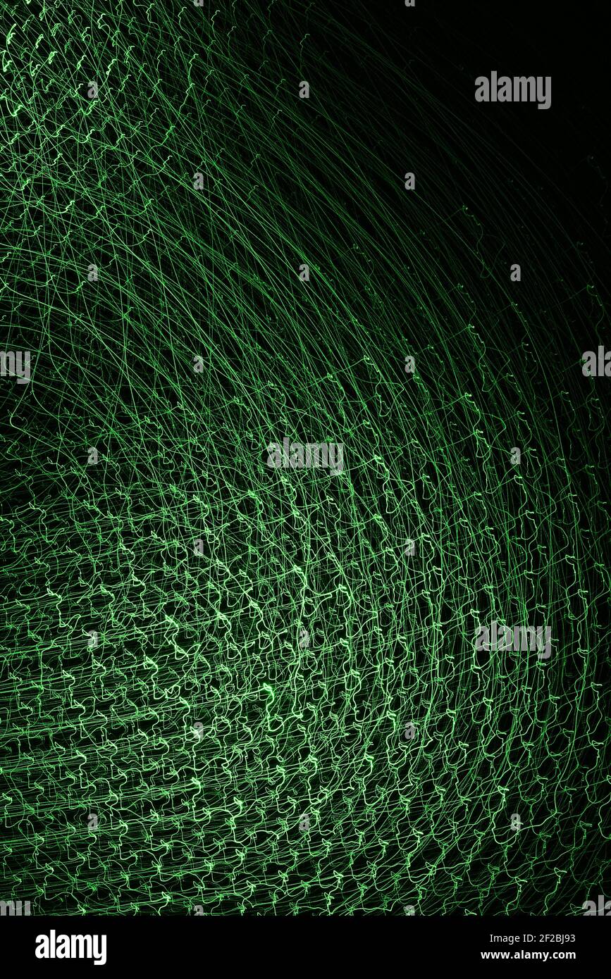 Abstract green digital background made with light brush Stock Photo - Alamy