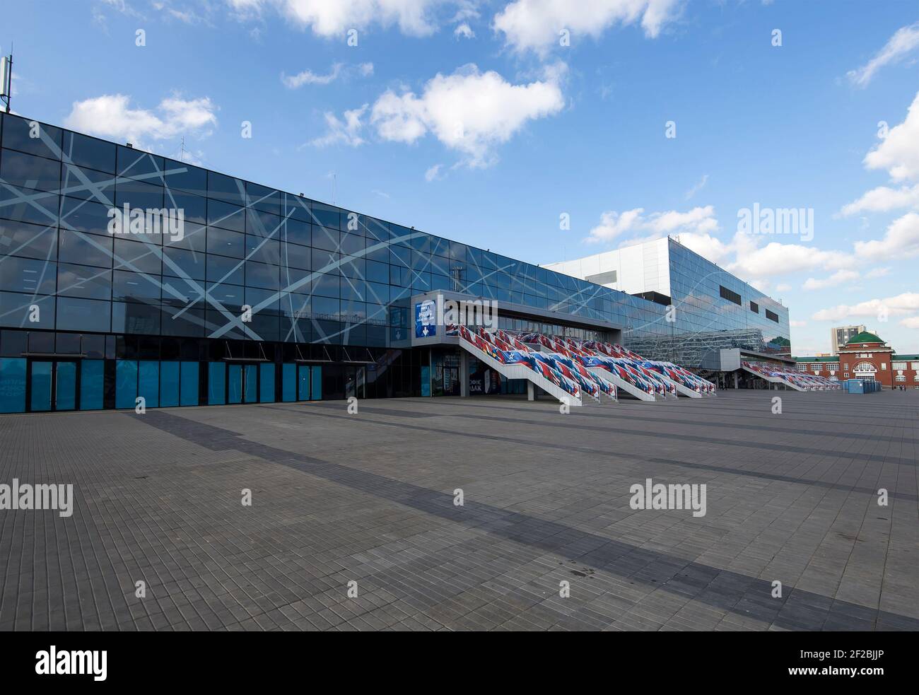 VTB Ice Palace (written in Russian), formerly known as Legends Arena ...
