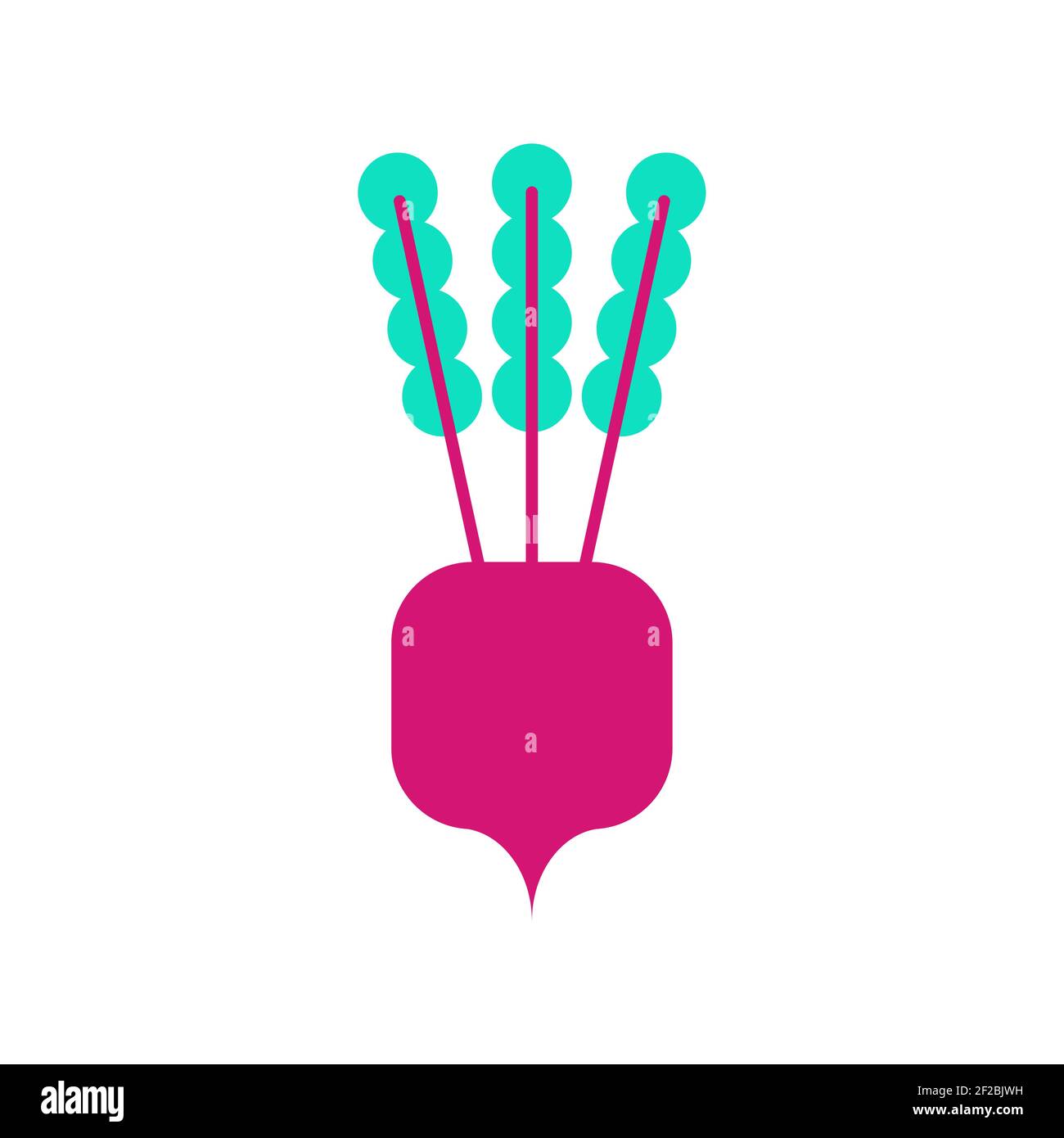 Beet cartoon isolated. Beetroot natural Vegetable vector illustration ...