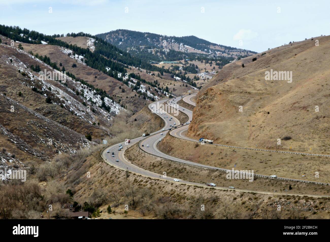 Golden highway hi-res stock photography and images - Alamy